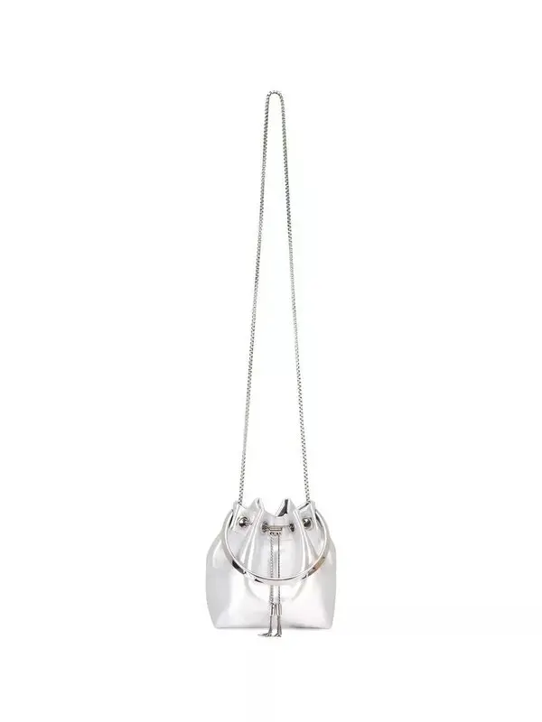 JIMMY CHOO Bon Bons Bucket Bag - Silver