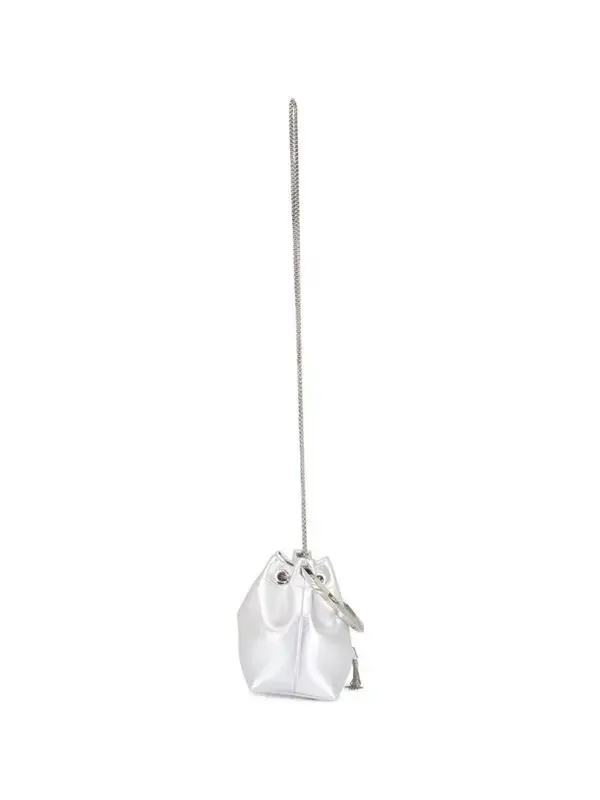 JIMMY CHOO Bon Bons Bucket Bag - Silver