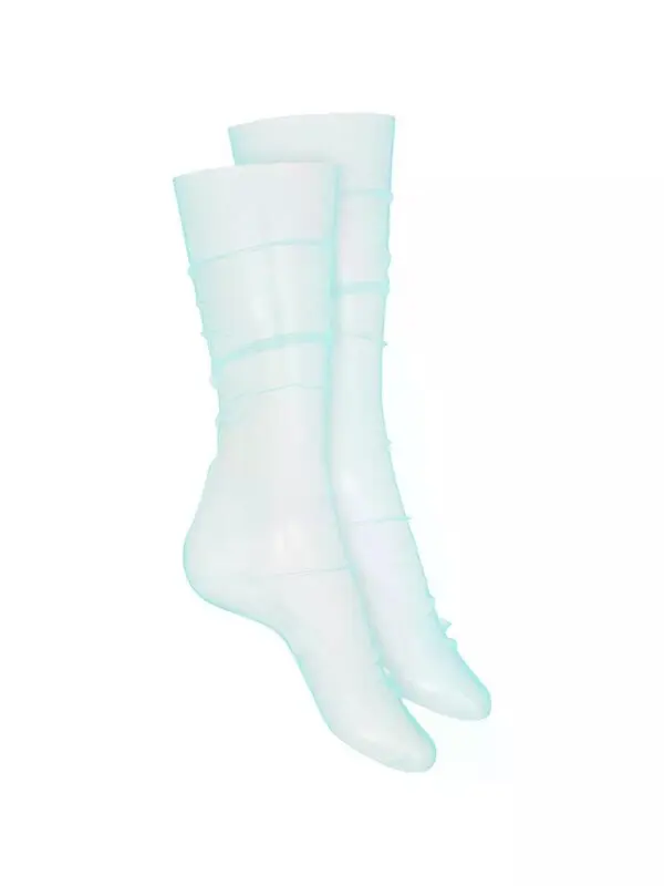 MAISON CLOSE Tulle Socks - Blue