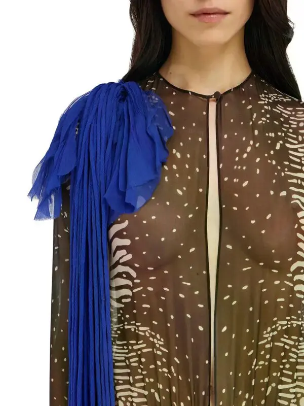 FERRAGAMO Flower Sash Bodysuit