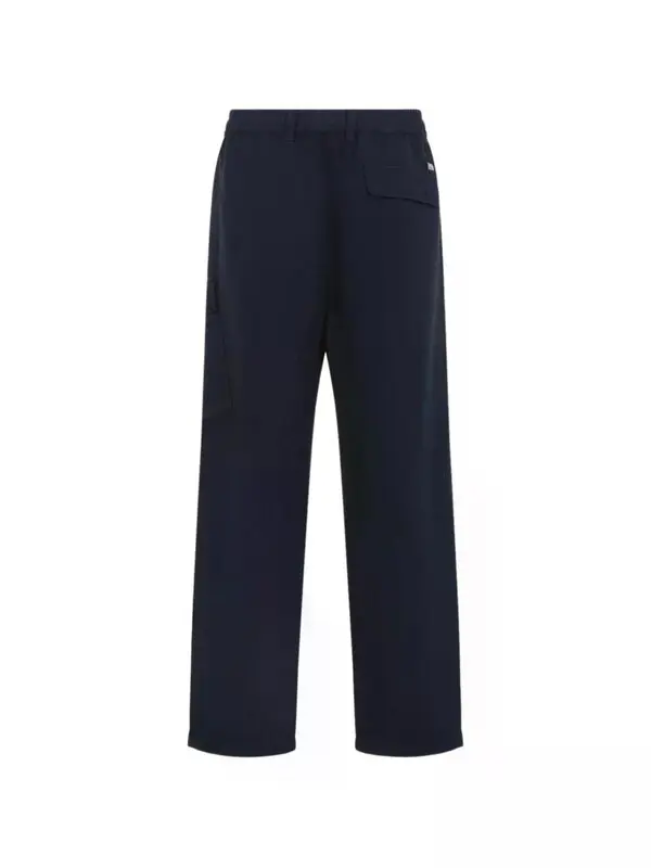 C.P. COMPANY Cotton Straight-leg Trousers - Blue