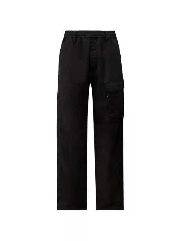 C.P. COMPANY Cotton Straight-leg Trousers - Blue