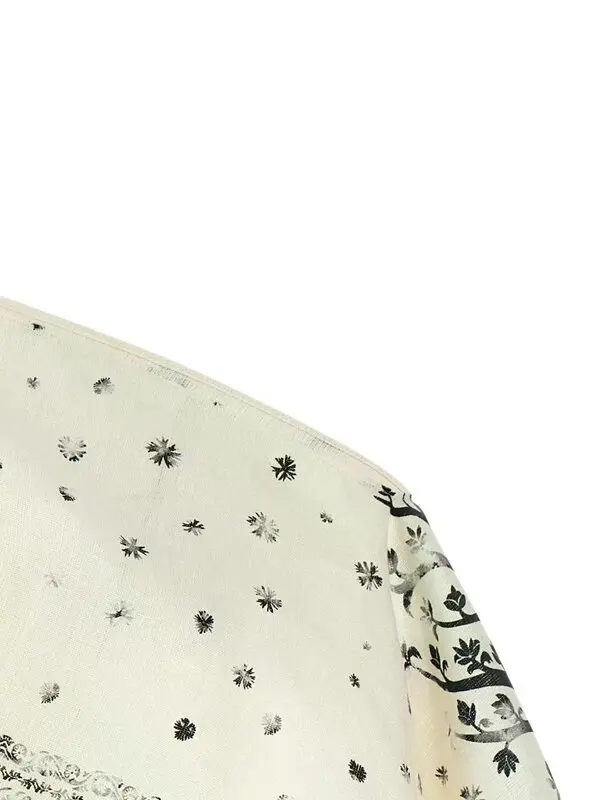 Alberta Ferretti Linen Top - Neutrals