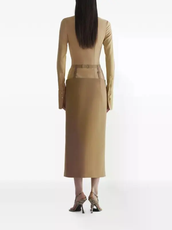 MUGLER Belted Shirt
