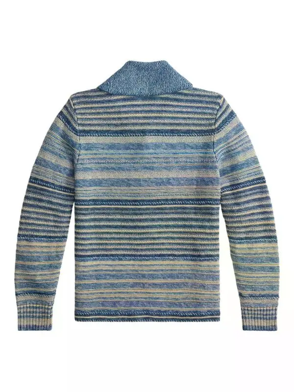 Ralph Lauren Striped Button Cardigan