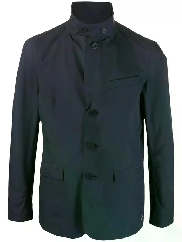 Herno Tailored Rain Jacket - Blue