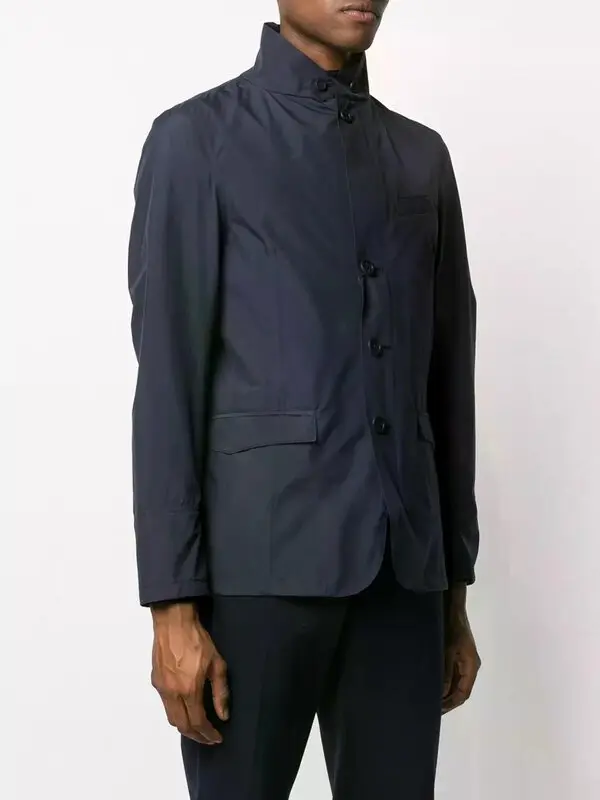 Herno Tailored Rain Jacket - Blue