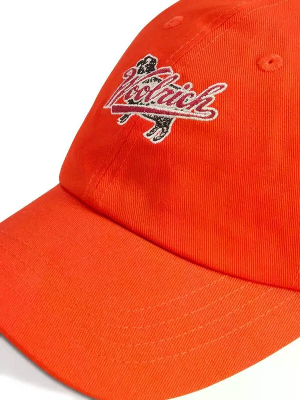Woolrich Embroidered Graphic Baseball Cap - Orange