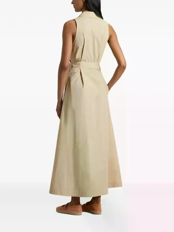 Woolrich Belted Cotton Shirt Dress - Neutrals