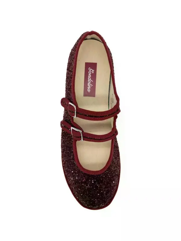 GONDOLINA Mary Jane Glitter Ballet Flat