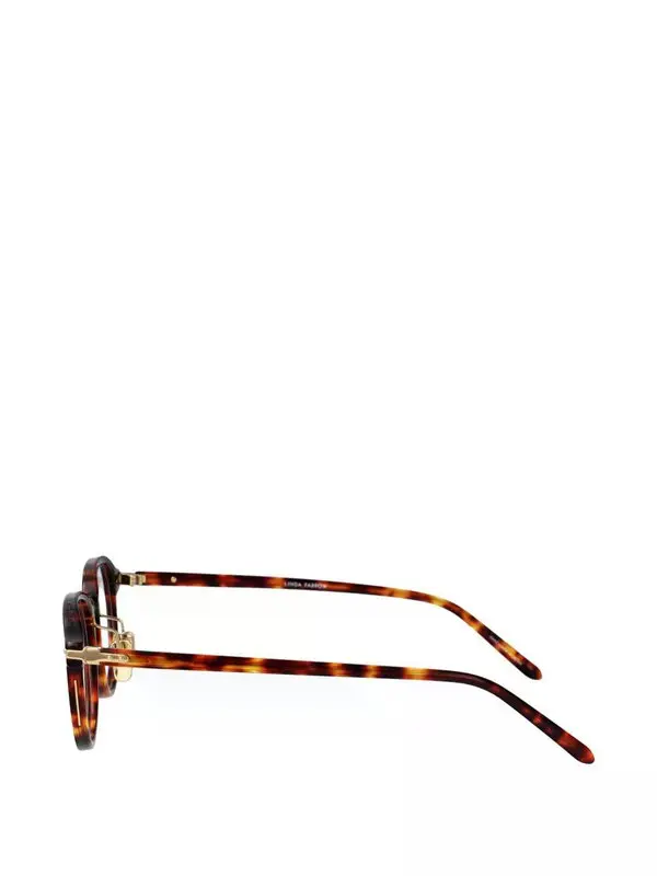 Linda Farrow Newel Round Eyeglasses