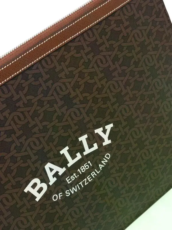 Bally Bollis Logo-print Clutch