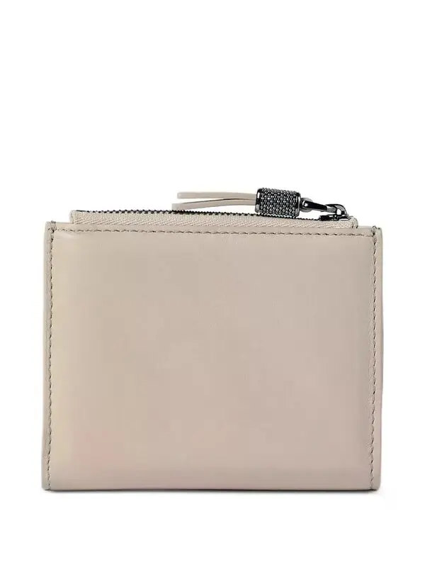 Brunello Cucinelli Logo-stamp Bi-fold Wallet