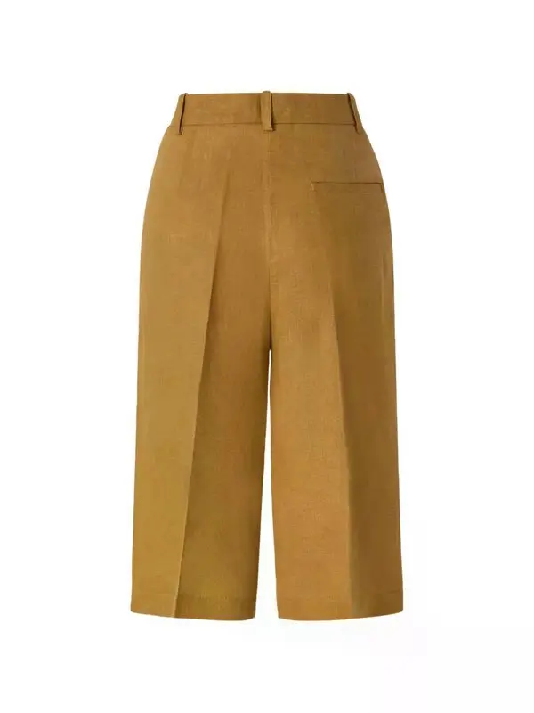 Pinko Linen Blend Bermuda Shorts