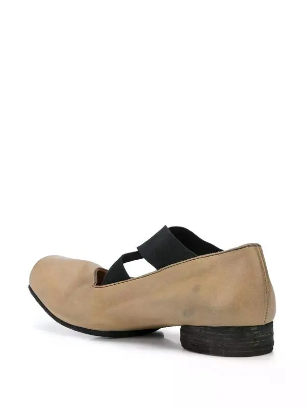 UMA WANG Leather Ballerina Shoes - Brown