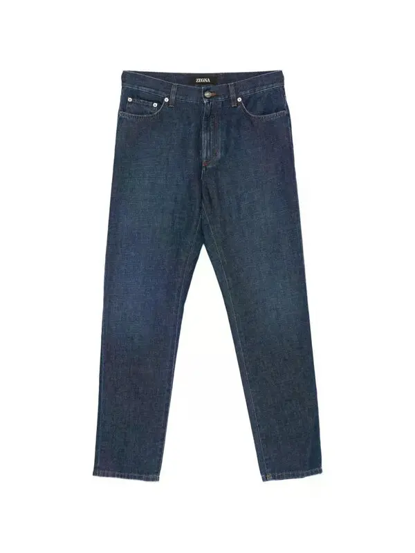Zegna Straight Leg Jeans - Blue