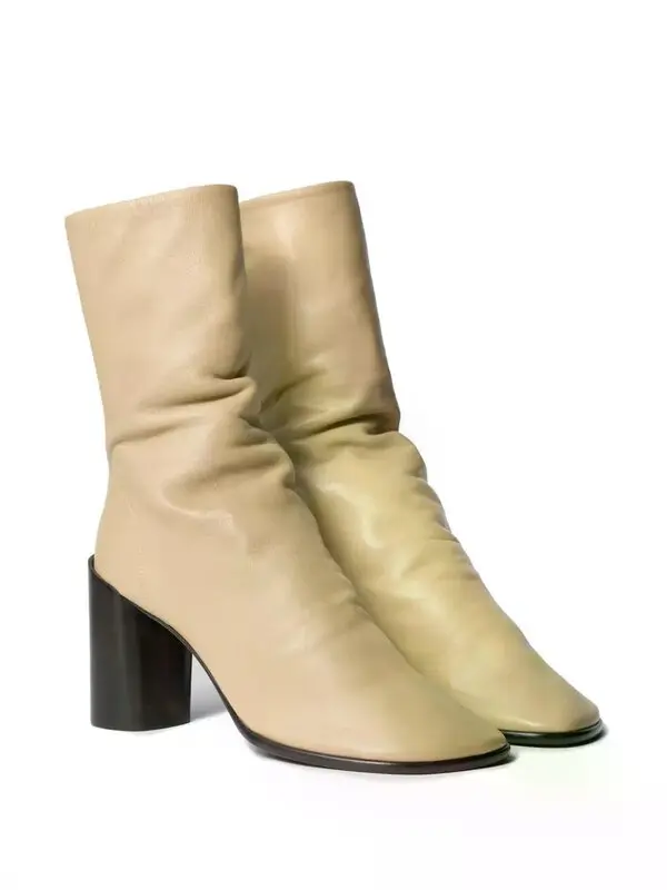 LEMAIRE Glove Leather Ankle Boots