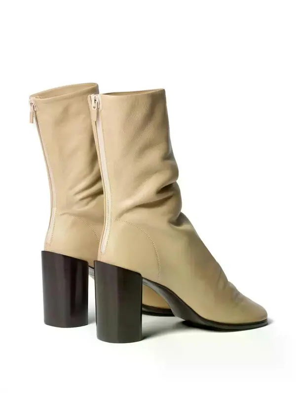 LEMAIRE Glove Leather Ankle Boots