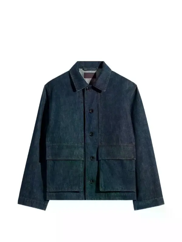 LEMAIRE Buttoned Denim Jacket - Blue