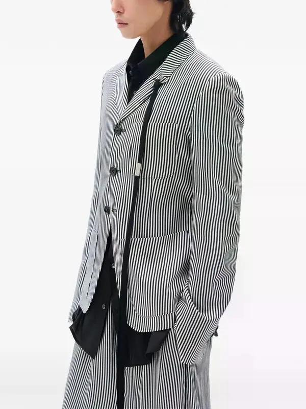 ANN DEMEULEMEESTER Josh Striped Blazer