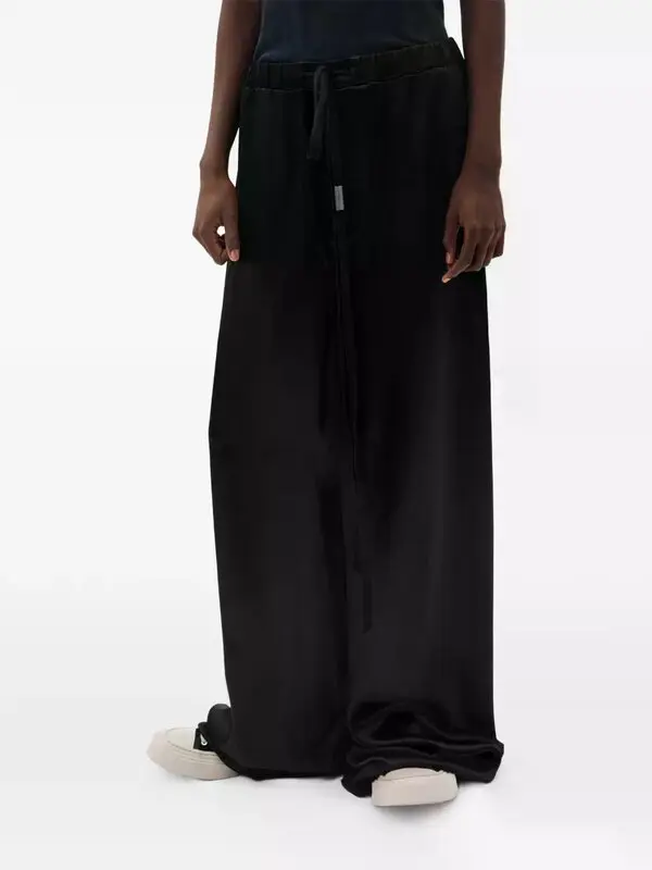 ANN DEMEULEMEESTER Sofi Shiny Satin Trousers