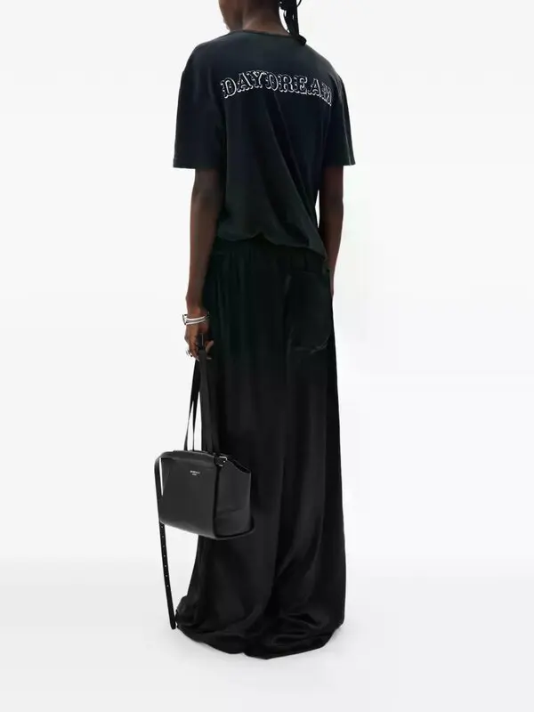 ANN DEMEULEMEESTER Sofi Shiny Satin Trousers