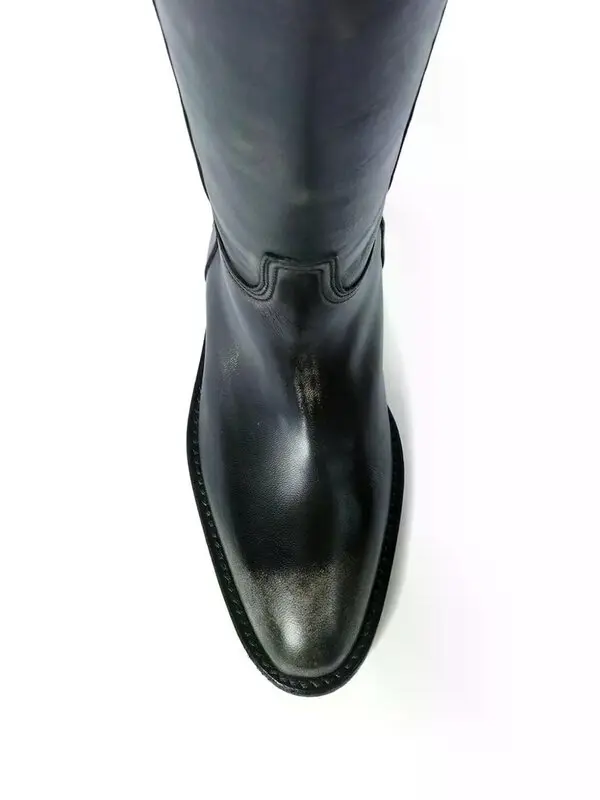 ANN DEMEULEMEESTER Laxit Pull-on Boots - Black