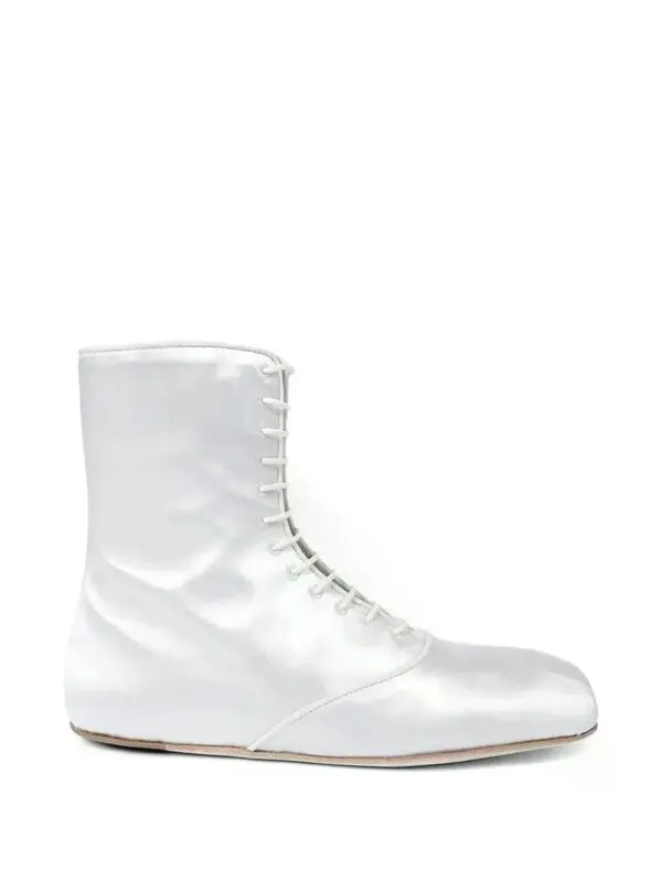 ANN DEMEULEMEESTER Lace-up Satin Boots
