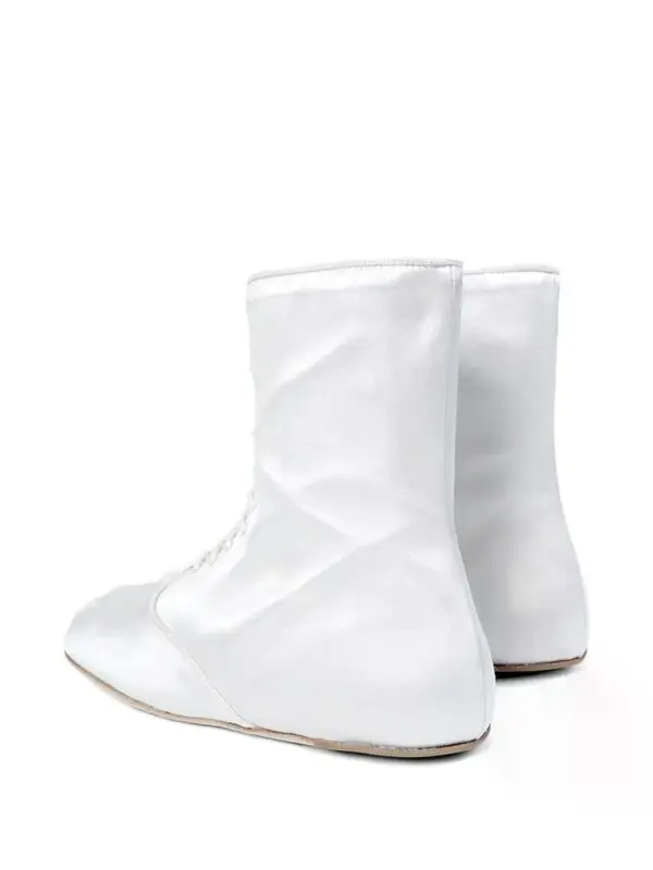 ANN DEMEULEMEESTER Lace-up Satin Boots
