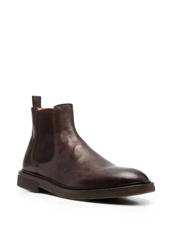 Brunello Cucinelli Leather Ankle Boots