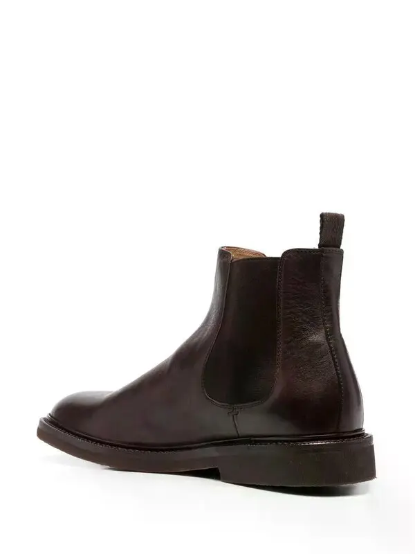 Brunello Cucinelli Leather Ankle Boots