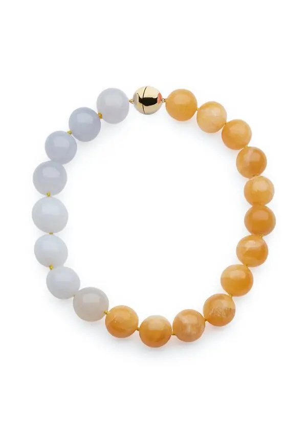 LUMINOUS 27 Bolas Duo Beaded 18k Gold Necklace