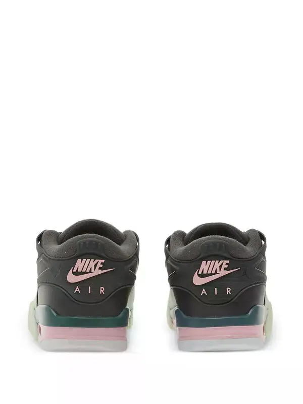 JORDAN Air 4 Lace-up Leather Sneakers - Black