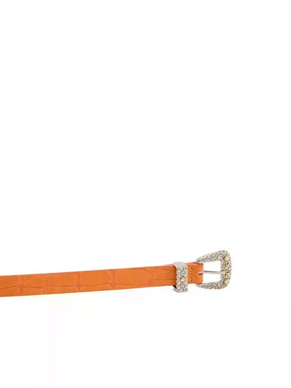 Pinko Croc-effect Buckle Belt