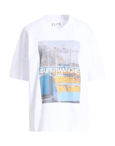 ELITE Printed Cotton T-shirt - White