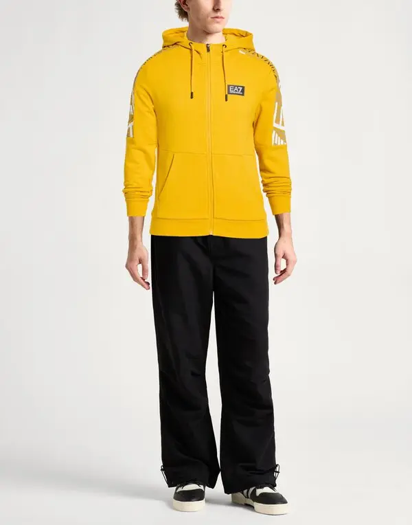 EA7 Cotton-blend French Terry Sweatshirt