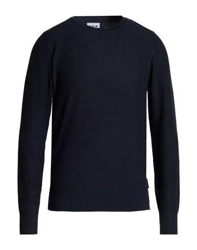 BERNA Sweater In Viscose And Polyamide - Navy
