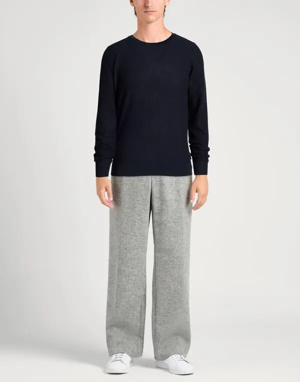 BERNA Sweater In Viscose And Polyamide - Navy