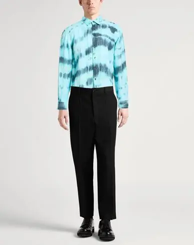 120% Lino Shirt Size Linen - Blue