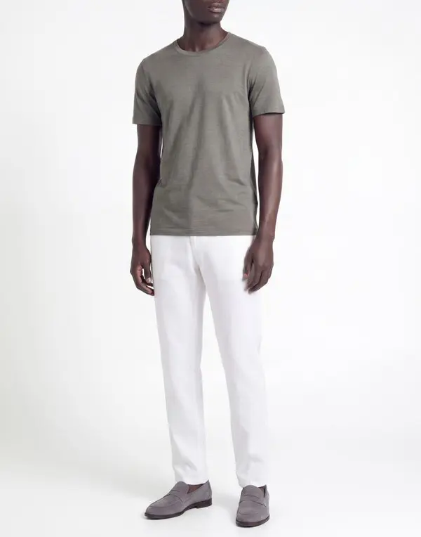 120% Lino T-shirt Size Linen - Grey