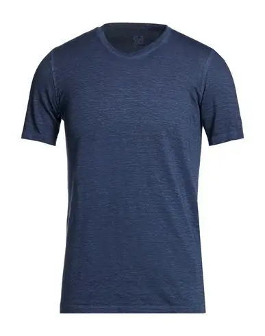 120% Lino T-shirt Size Linen - Navy