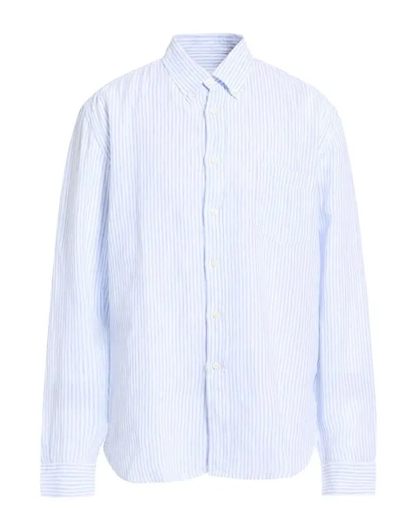 120% Lino Shirt Size Linen - Blue