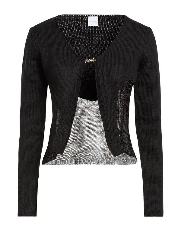 Pinko Denim Cardigan In Cotton And Polyamide