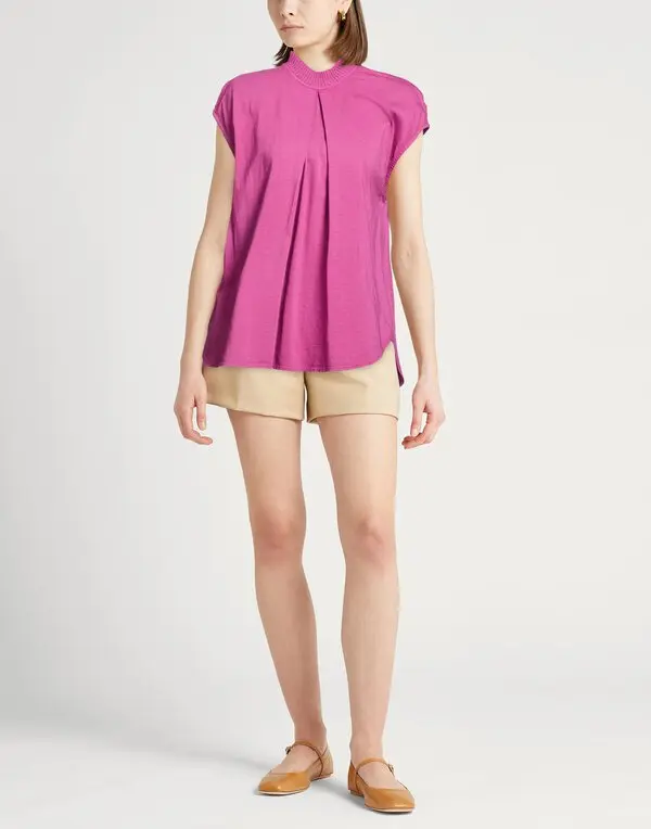 DRUMOHR Cotton Jersey Top - Purple