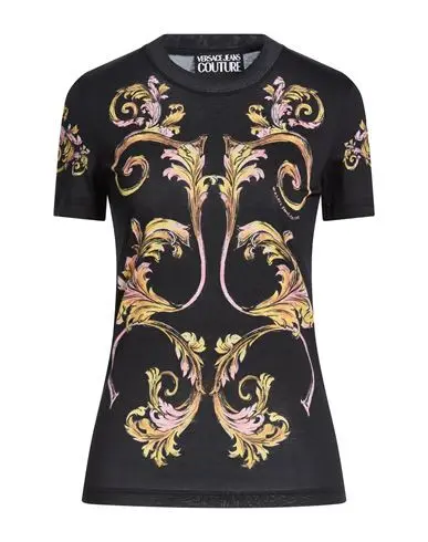 Versace Printed Cotton T-shirt - Black