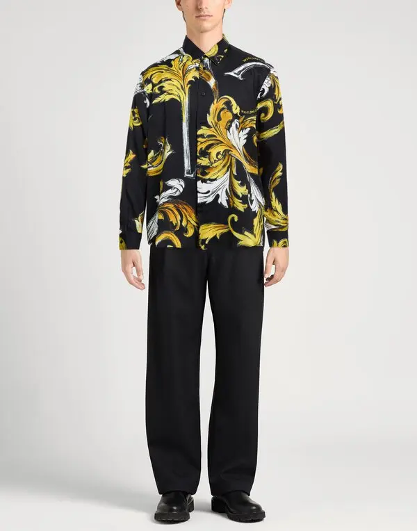 Versace Shirt Size Viscose - Black