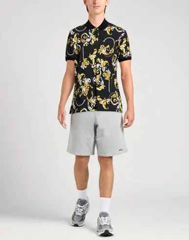Versace Polo Shirt Size Cotton, Polyester, Polyamide, Elastane - Black