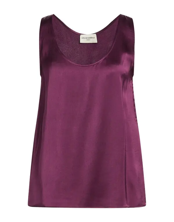 Officine Générale Sleeveless Satin Top