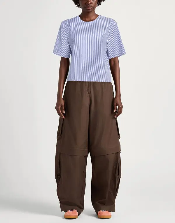 Officine Générale Striped Poplin Top