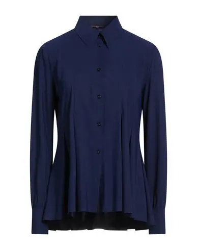 High Peplum Button-down Shirt